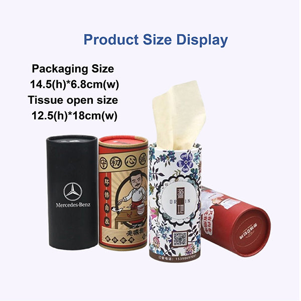 Customised Tubular Tissue Box | ShopGifts | Corporate Gift Singapore