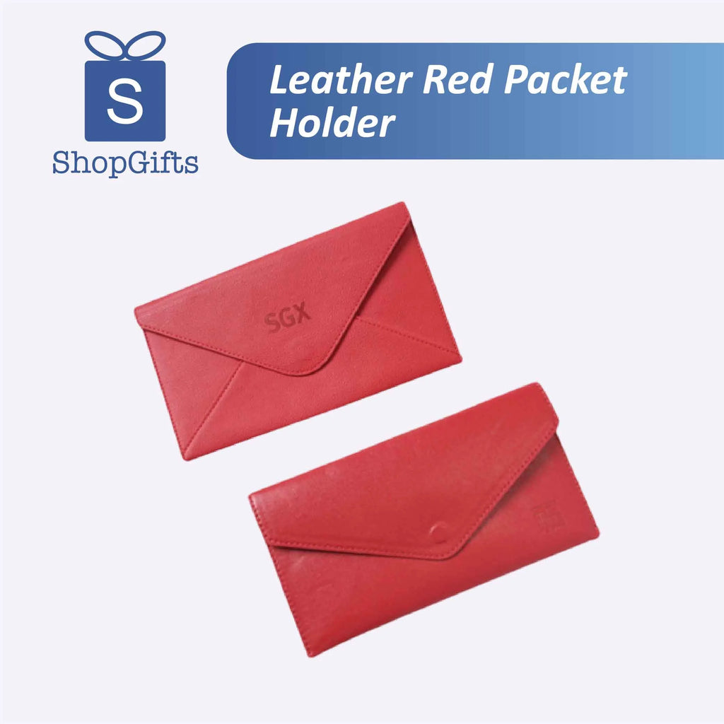 Leather Red Packet Holder | ShopGifts | Corporate Gift Singapore