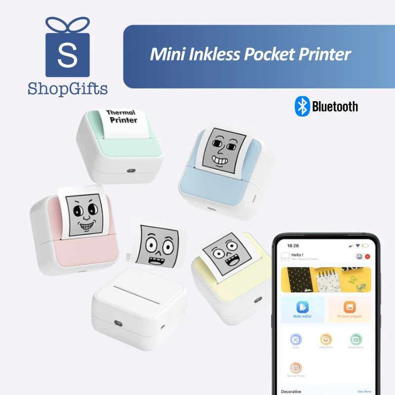 Mini Inkless Pocket Printer | ShopGifts | Corporate Gift Singapore