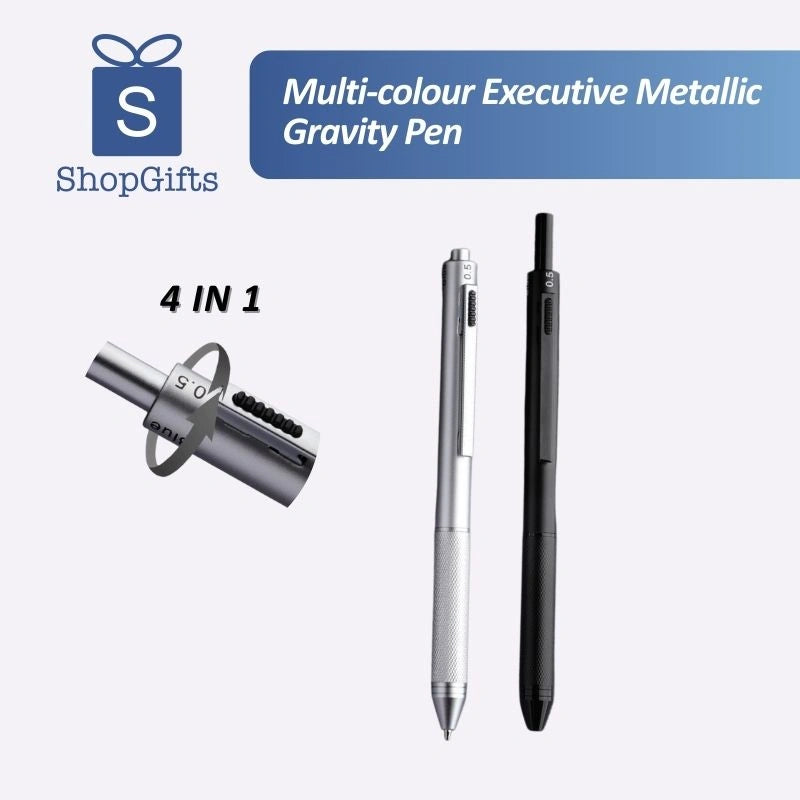 Multi-colour Executive Metallic Gravity Pen | ShopGifts | Corporate ...