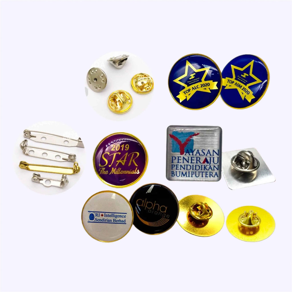 Custom Epoxy Collar Pin | ShopGifts | Corporate Gift Singapore