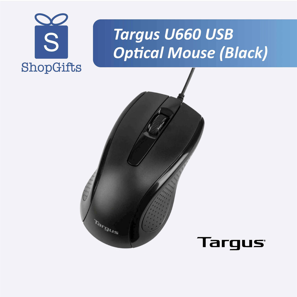 Targus U660 USB Optical Mouse (Black) | ShopGifts | Corporate Gift ...