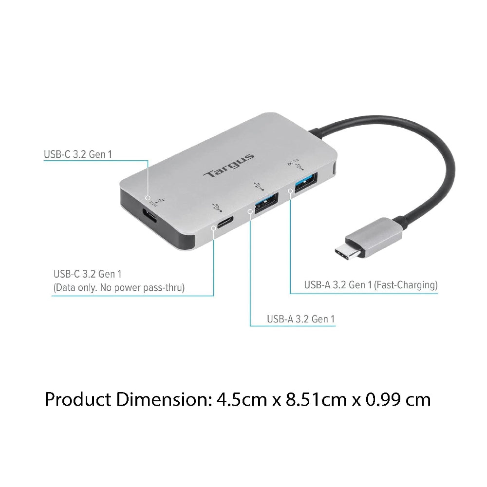 Targus USB-C Multi-Port HUB with 100W Power Delivery | ShopGifts ...