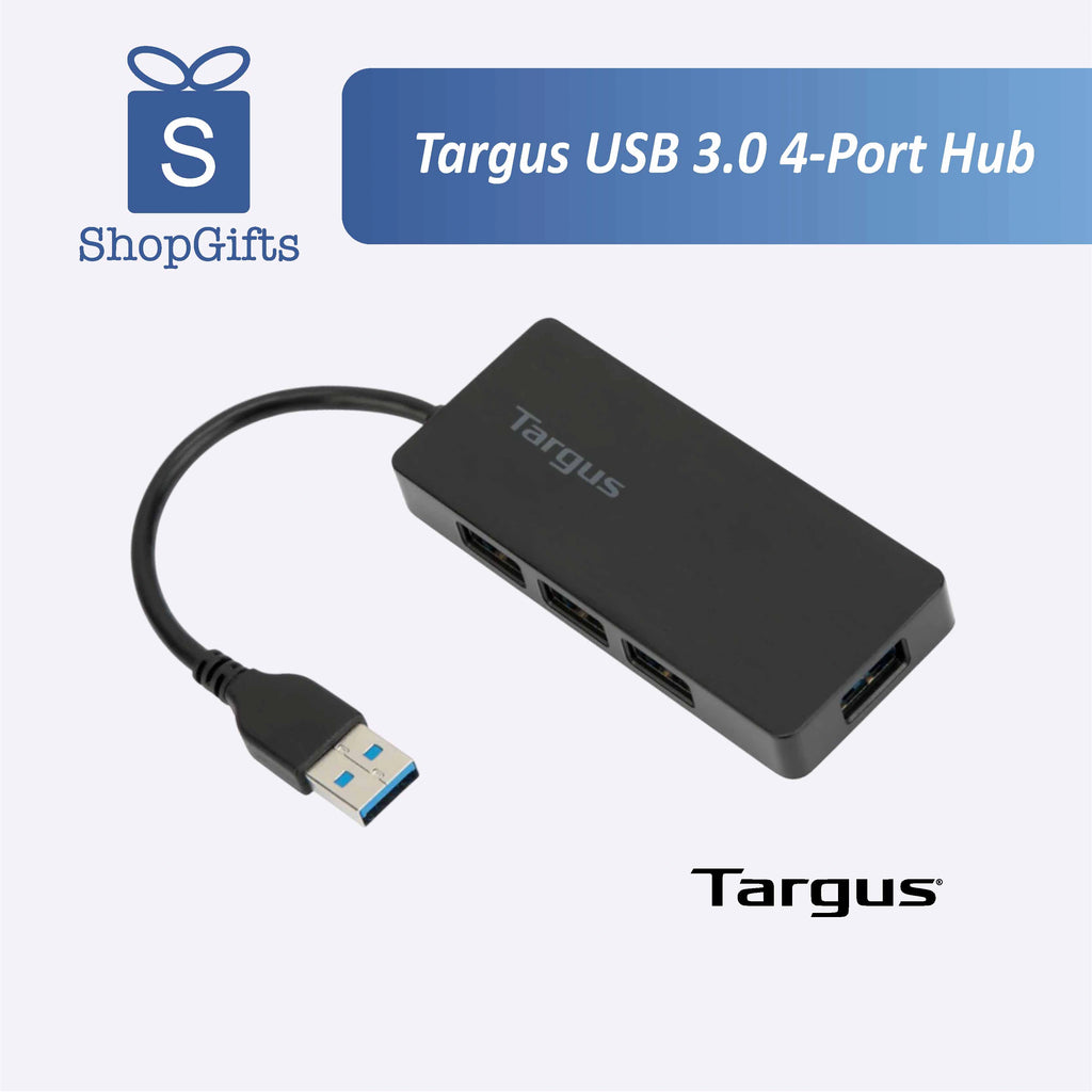 Targus USB 3.0 4-Port Hub | ShopGifts | Corporate Gift Singapore