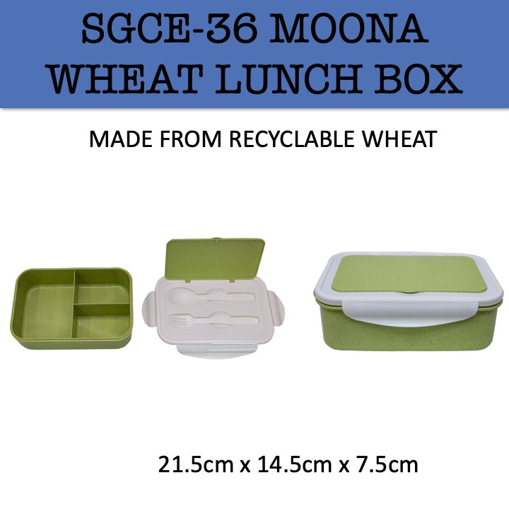 SGCE-36 Moona Wheat Lunch Box | ShopGifts | Corporate Gift Singapore